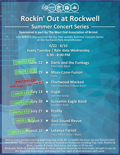 Bristol Parks, Recreation, Youth and Community Services: Rockin' Out at ...