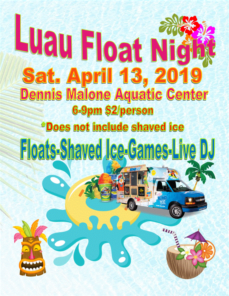 Bristol Parks, Recreation, Youth and Community Services: Luau Float Night
